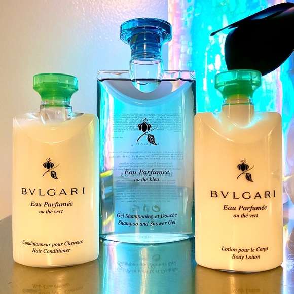 BVLGARI | Bath & Body | Bvlgari Bath Travel Set Eau Parfume Au Th Vert ...